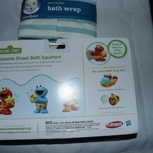 Gerber | Bath, Skin & Hair | Gerber Bath Wrap And Sesame Street Bath ...